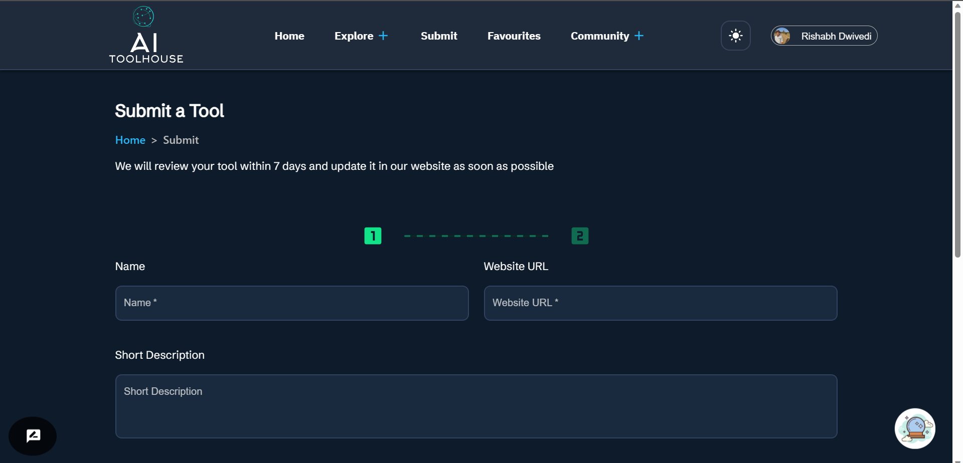 Submit Your AI Tool - Share Your Innovation with AI Toolhouse
